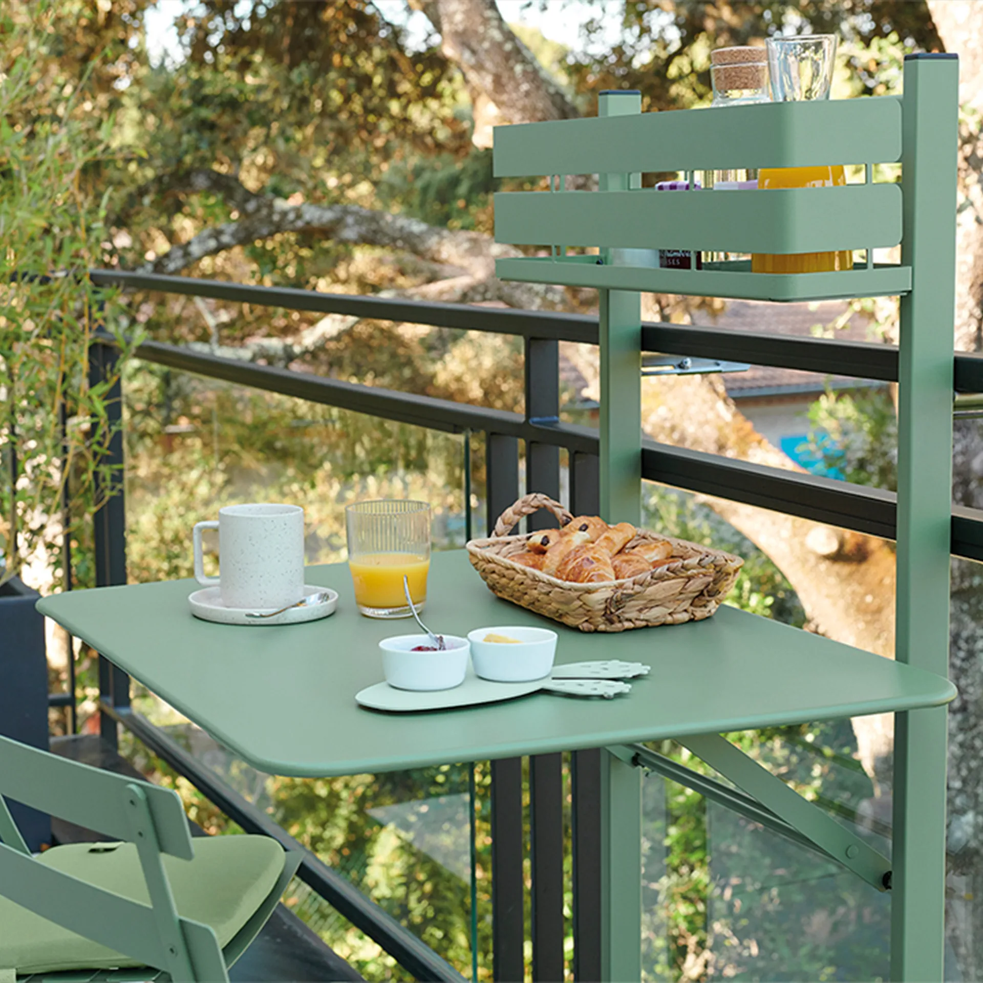 Buy Bistro Balcony Table 57x77 Liquorice from Fermob NO GA