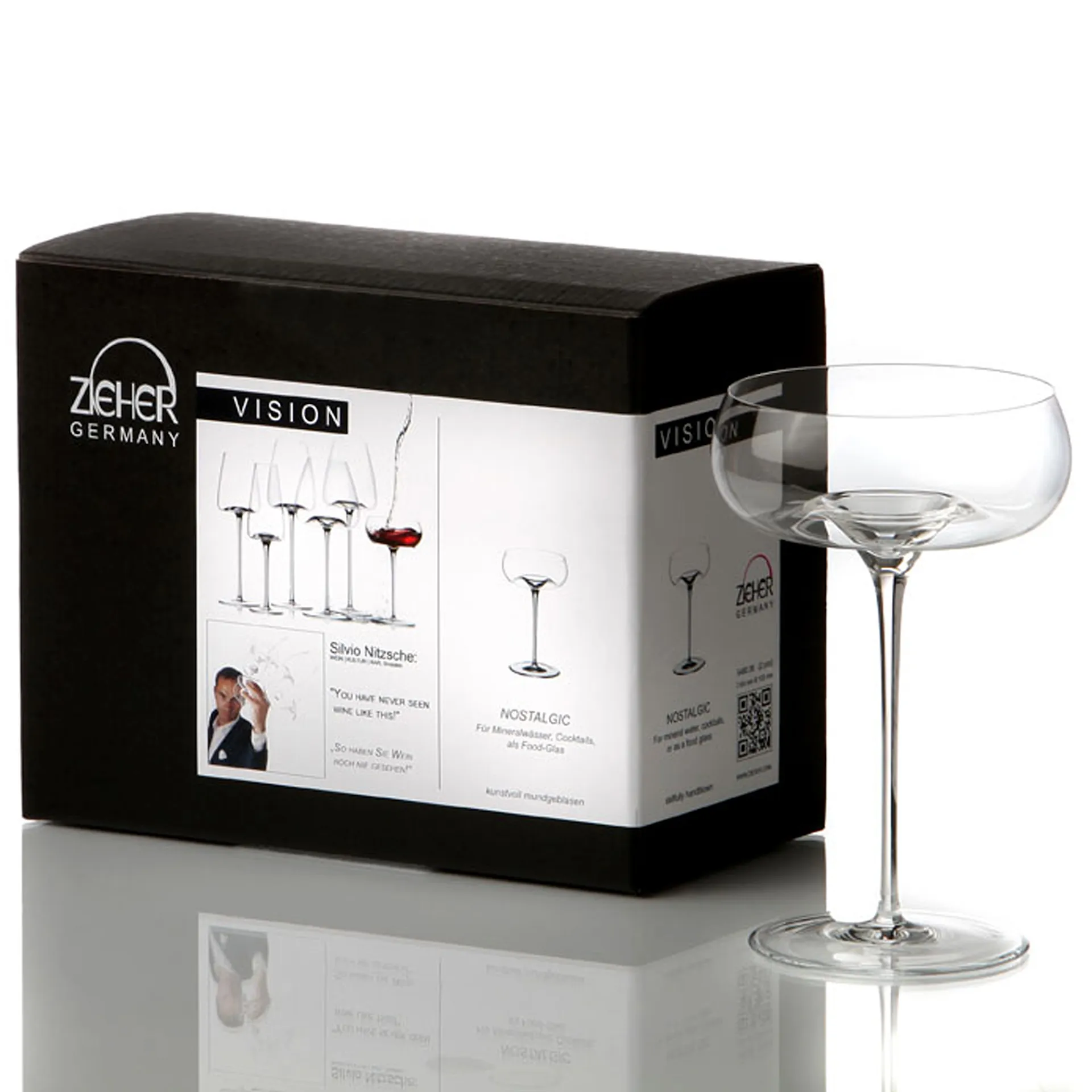 Buy Zieher Wine Glass Vision Nostalgic 2-Pack from Zieher | NO GA