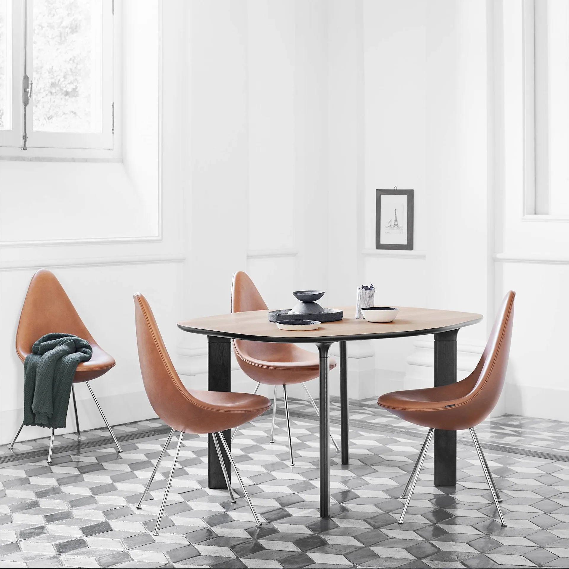 Arne Jacobsen Drop Chair Return Of The Drop Chair From Fritz Hansen