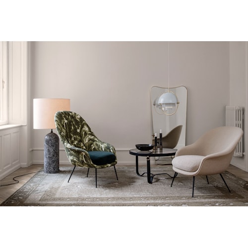 Buy Bat Lounge Chair Low back from Gubi NO GA