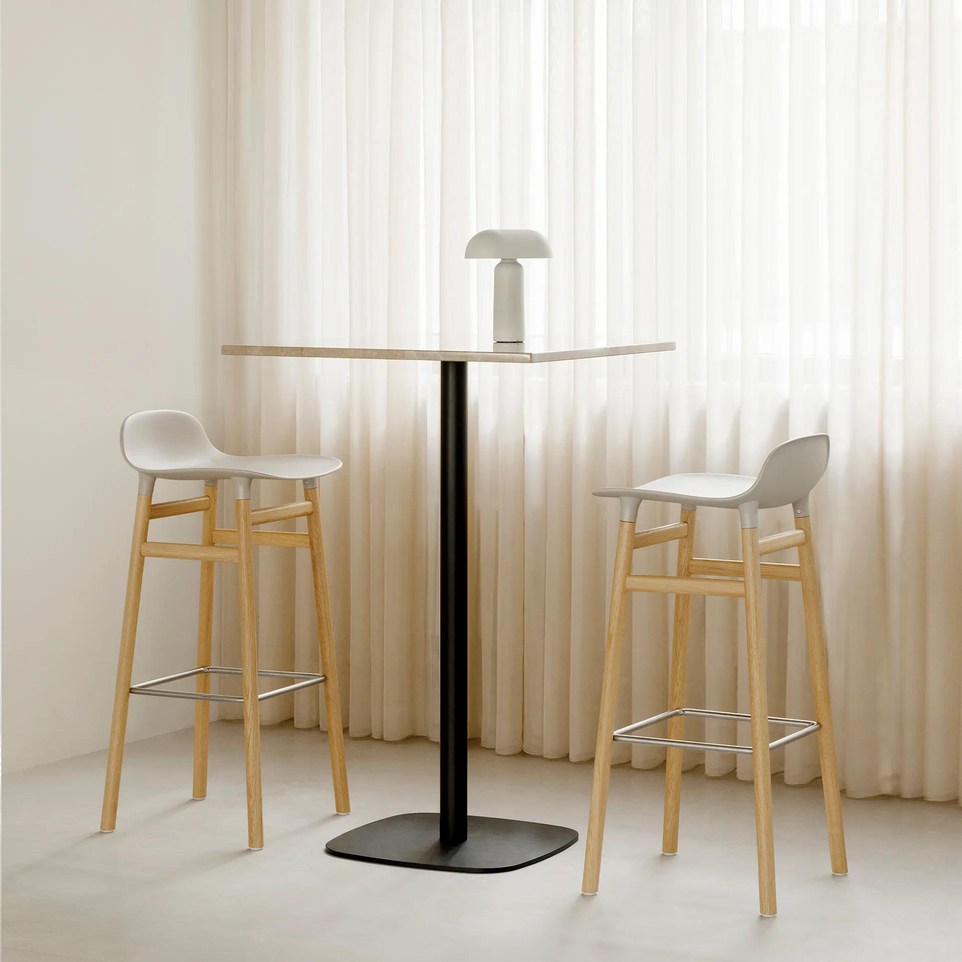 Buy Form Barstool 65 cm Black Oak from Normann Copenhagen | NO GA