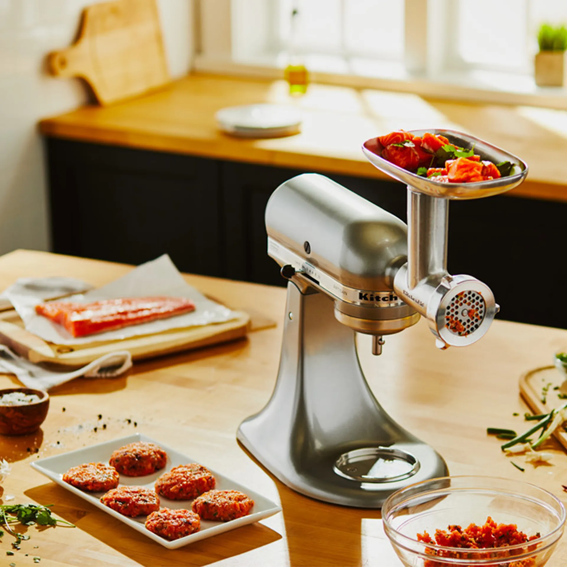 Buy Metal Food Grinder Stainless Steel from KitchenAid NO GA